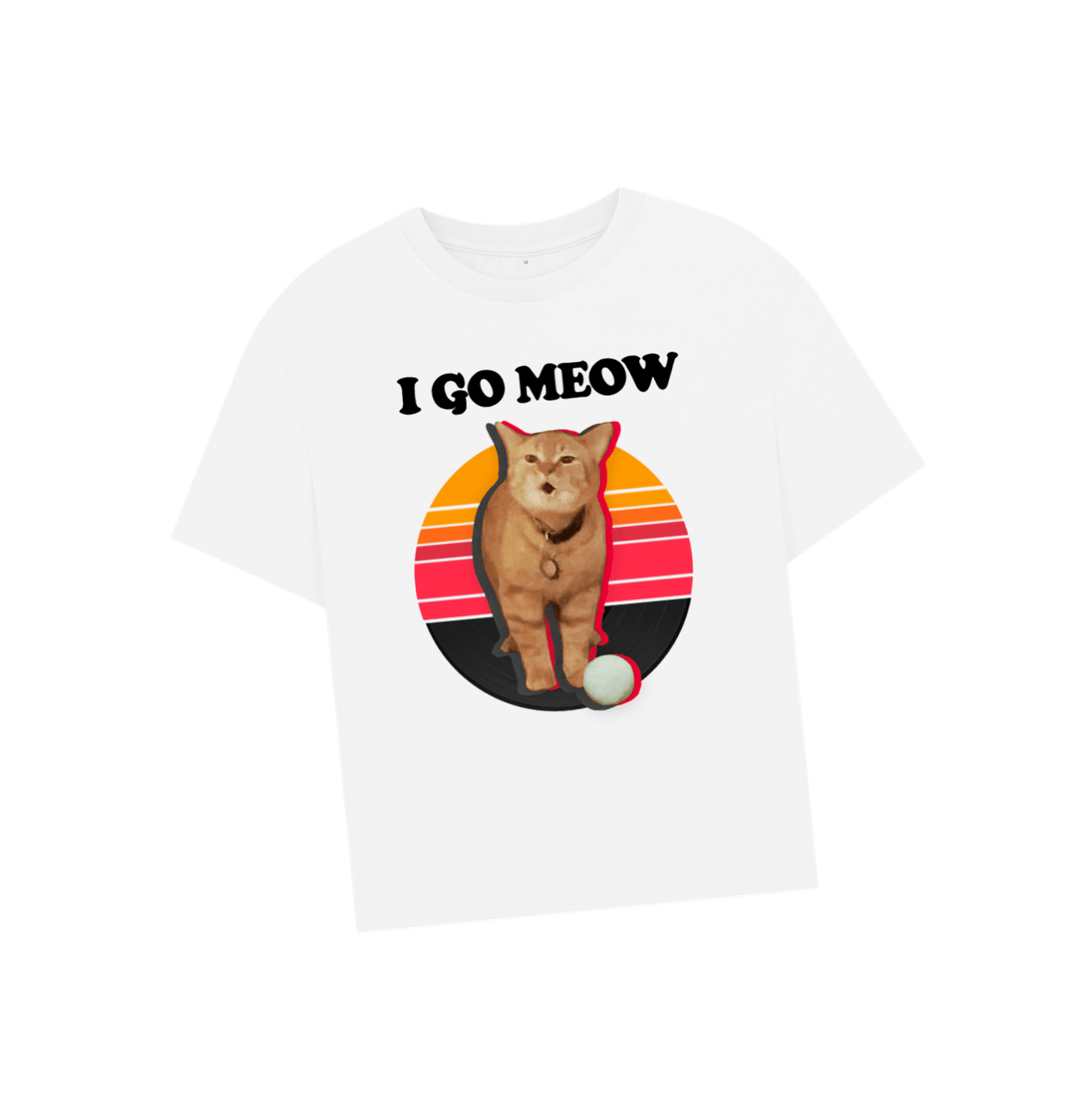 Official 'I Go Meow' Women's Oversized T-shirt