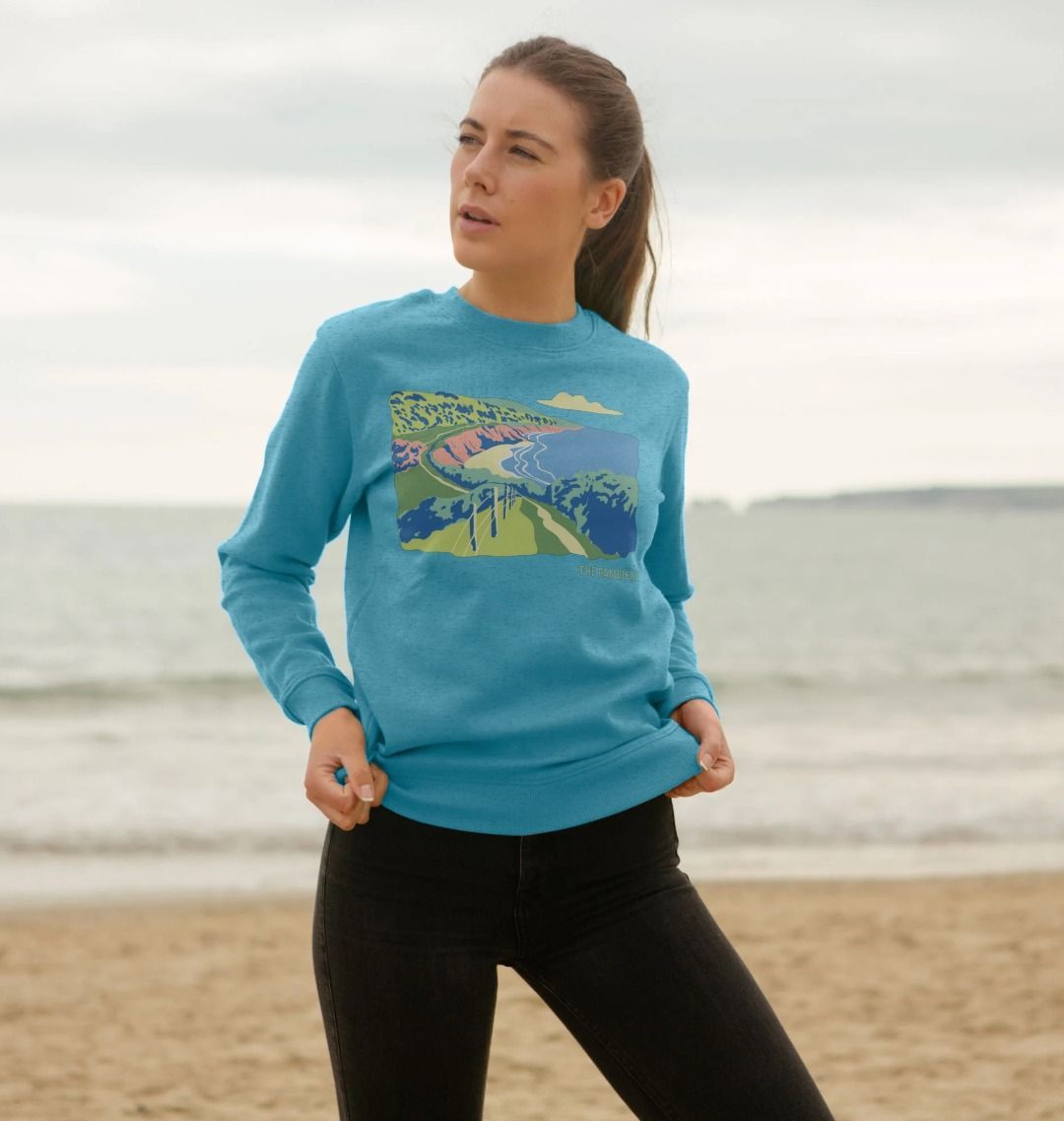 Recycled cotton Coastal Walk jumper