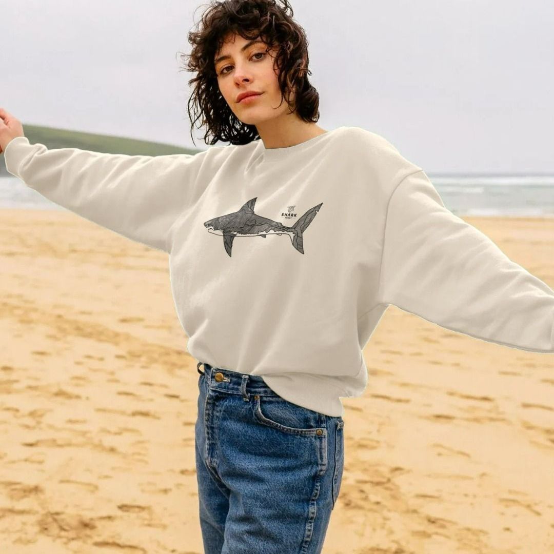 Great White Shark Jumper | Shark Sweatshirt | Shark Trust
