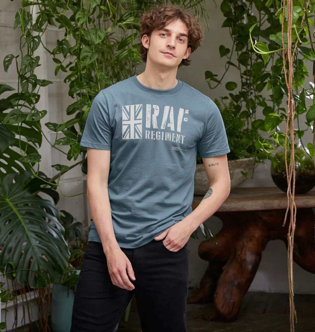 SSAFA RAF Regiment T-shirt (Stone Blue) | SSAFA Store
