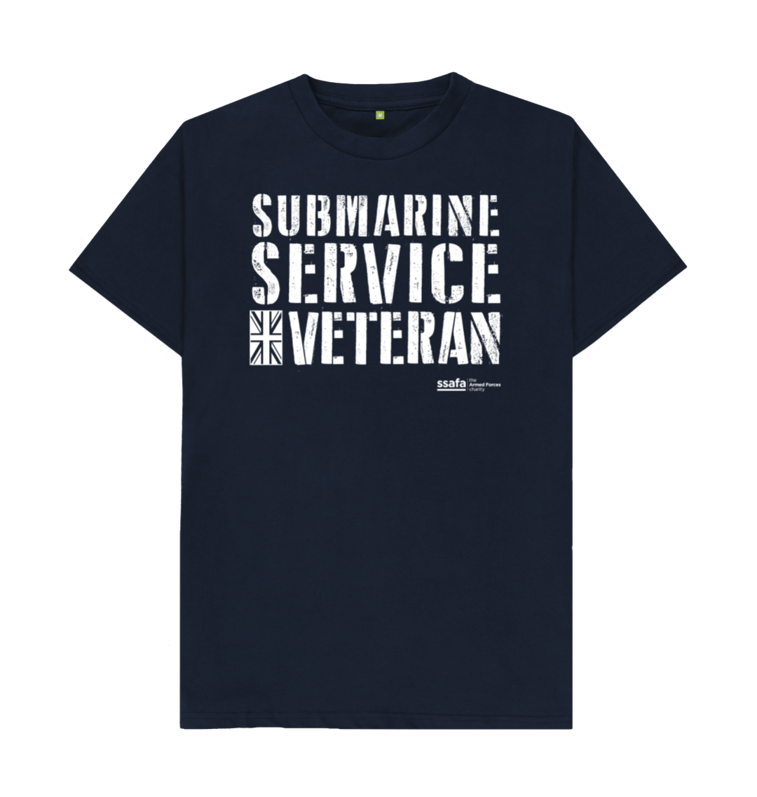 SSAFA Submarine Service Veteran T-shirt (Navy Blue) | SSAFA Store