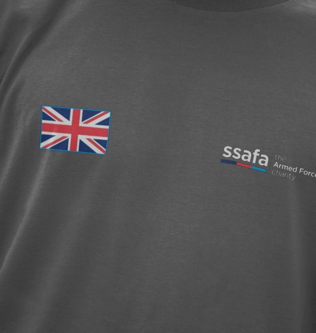 SSAFA Logo T-shirt (Slate Grey) | SSAFA Store