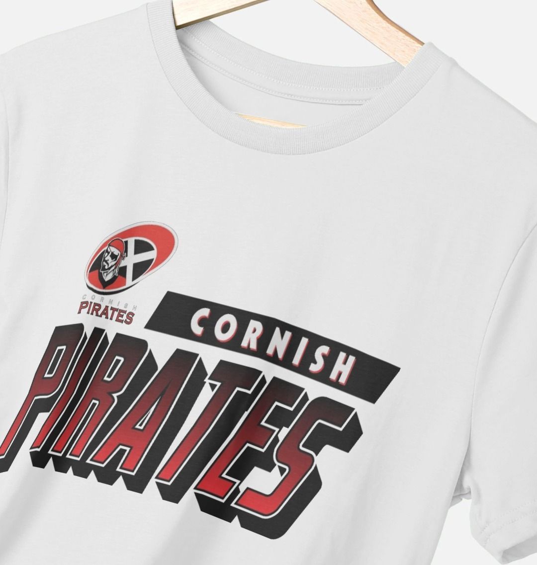 Cornish Pirates Rugby T-shirt | Official Team Merchandise | Cornish ...