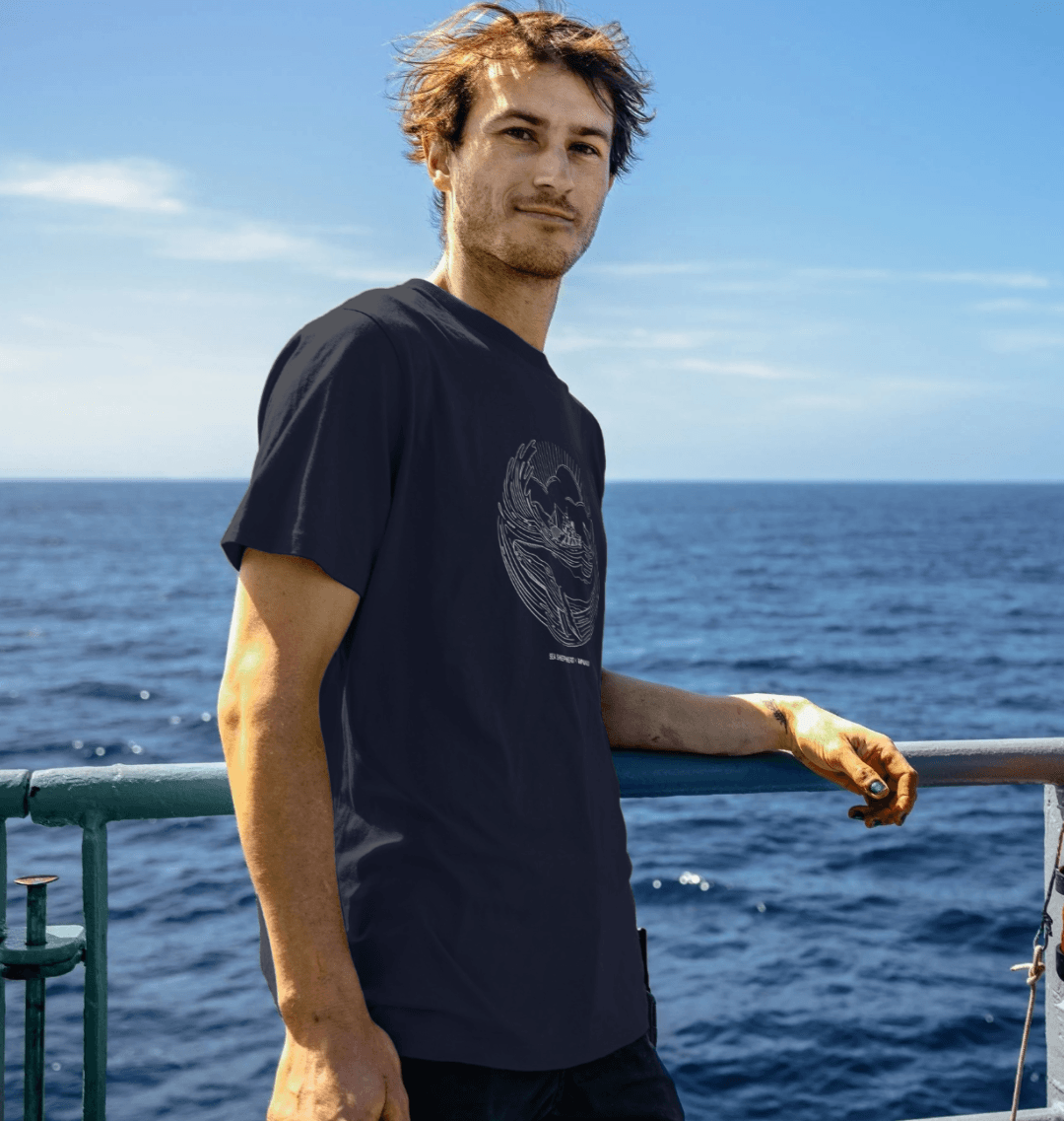 Sea Shepherd x Rapanui Whale Print T-shirt | Official Merch