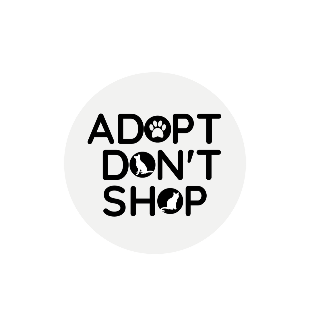 Adopt Dont Shop Sticker