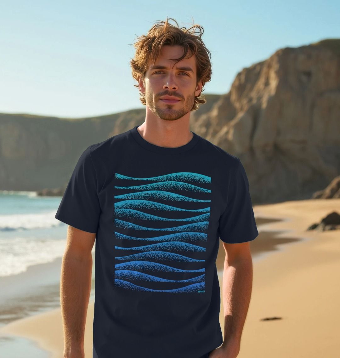 Wave T-Shirt | Ocean Wave Tee | Rapanui