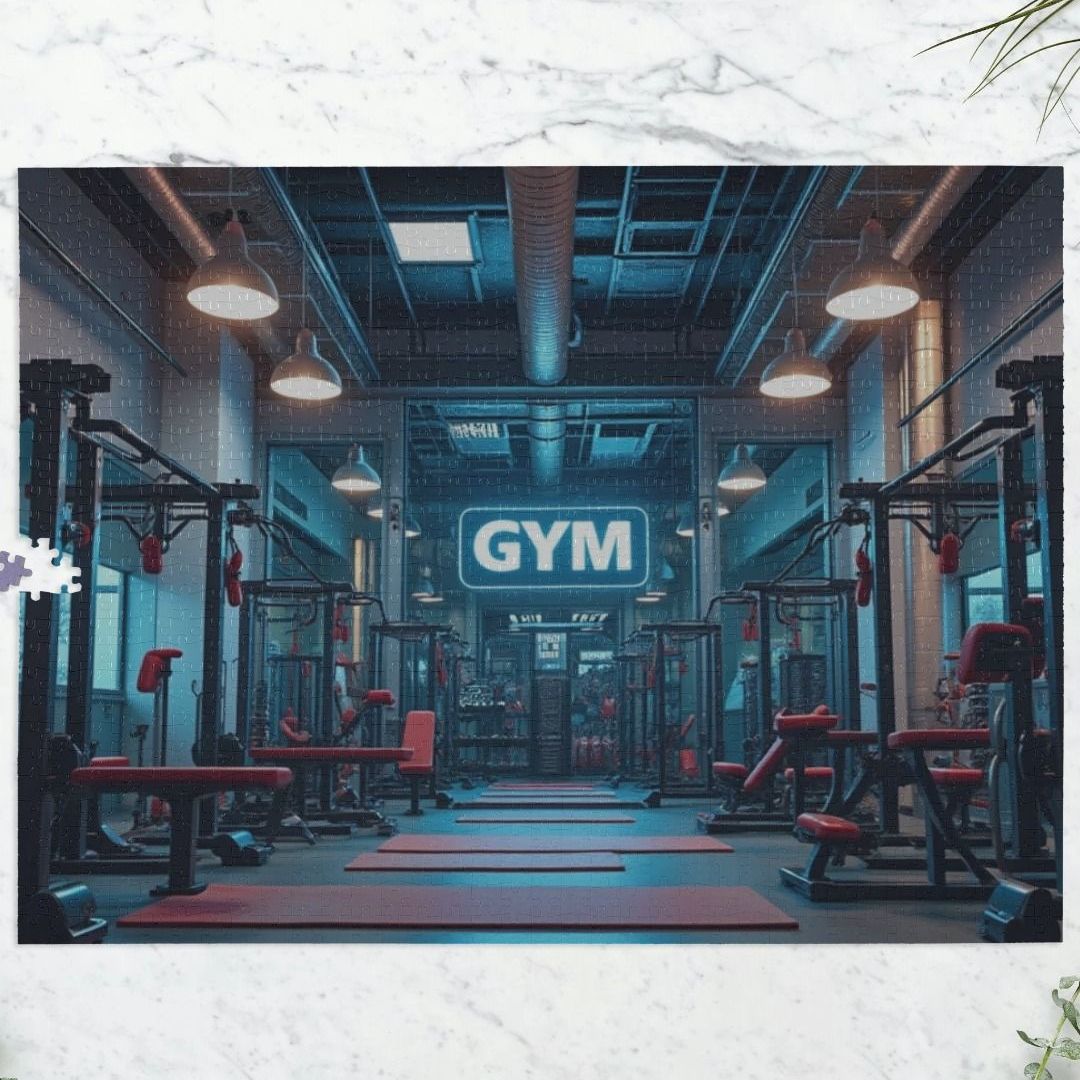 Colourful 1000 Piece Puzzle – Perfect for Fitness Lovers