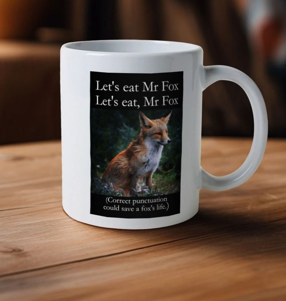 Punctuation Fox Mug