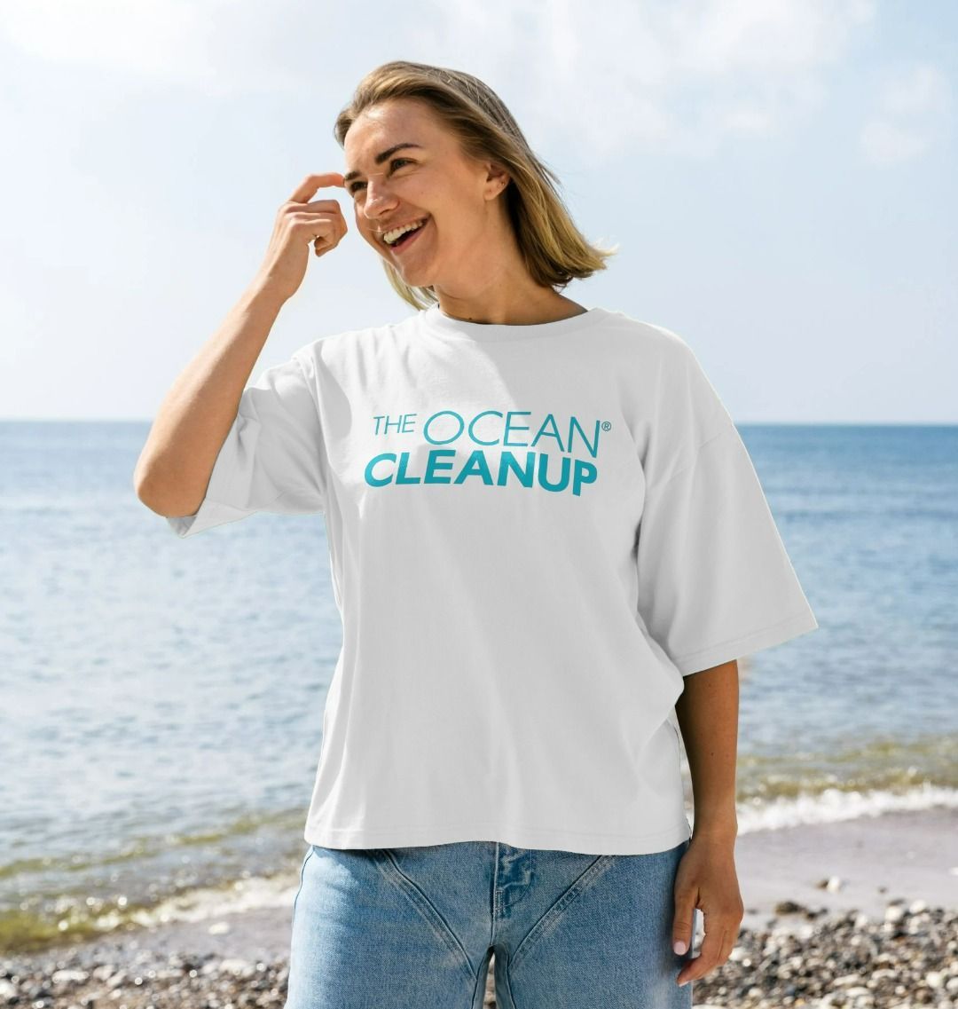 Women's Oversized The Ocean Cleanup Logo T-shirt