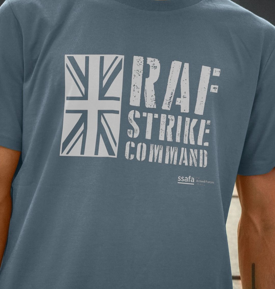 SSAFA RAF Strike Command T-shirt (Stone Blue) | SSAFA Store