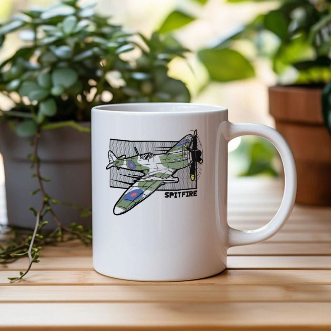 Spitfire Comic design mug