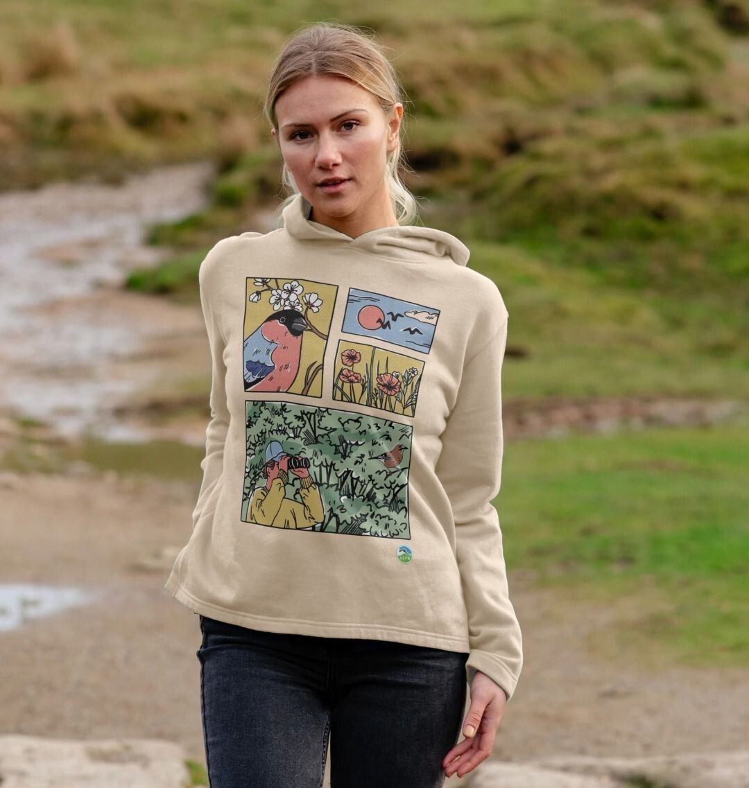 Bird Nerd Women's Oversized Jumper | RSPB