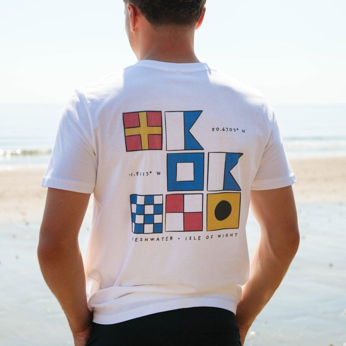 Maritime T-Shirt | Nautical Flag Design | Rapanui