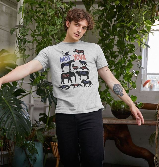 Recycled T-Shirt: Solution Not Pollution (Slim Fit)