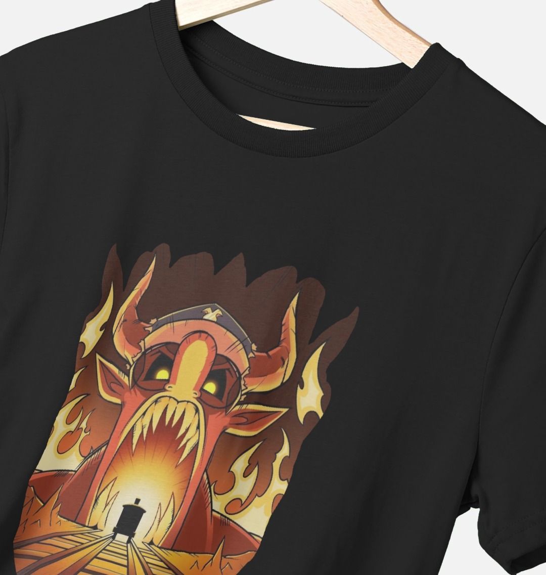 Man Vs Train in Hell T-Shirt