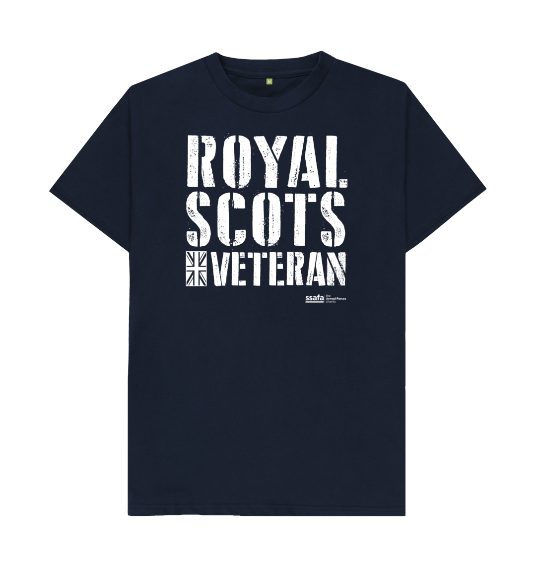 SSAFA Royal Scots Veteran T-shirt (Navy Blue) | SSAFA Store