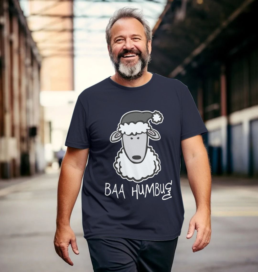 Baa Humbug T Shirt | Funny Christmas Sheep Top | Shirtbox