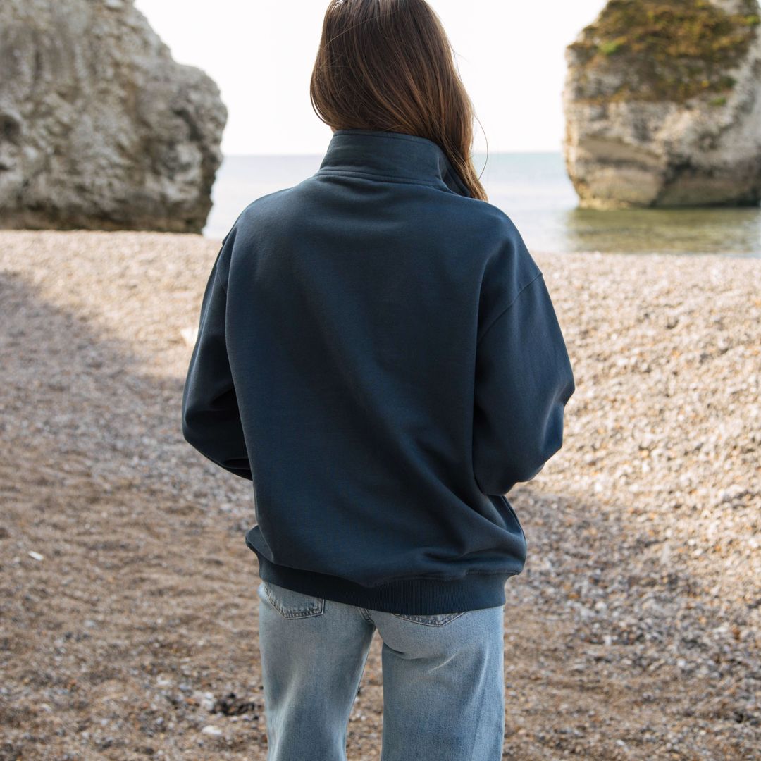 Women's 1/4 Zip Sweatshirt | Ladies Quarter Zip | Rapanui