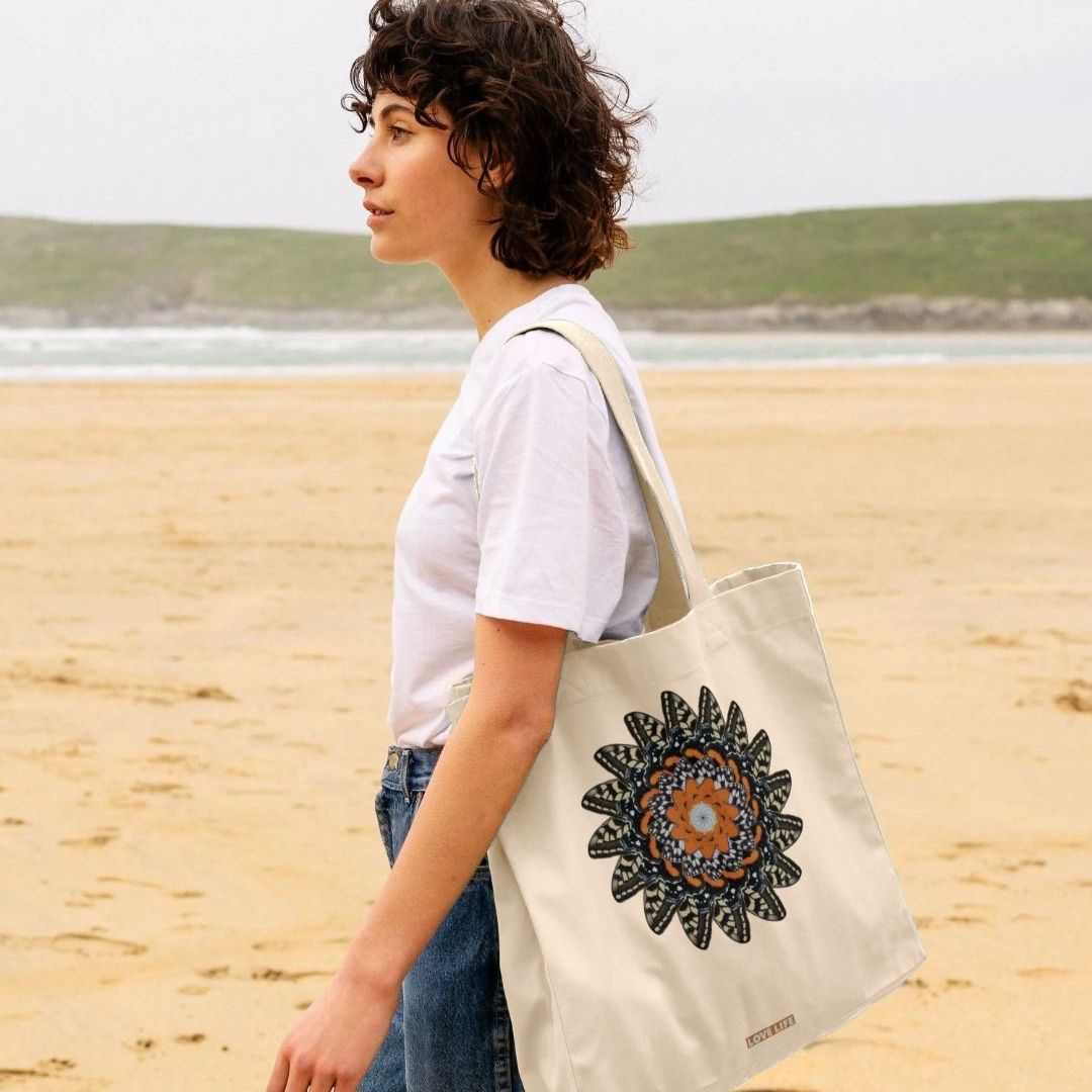 Butterfly Wheel Tote Bag