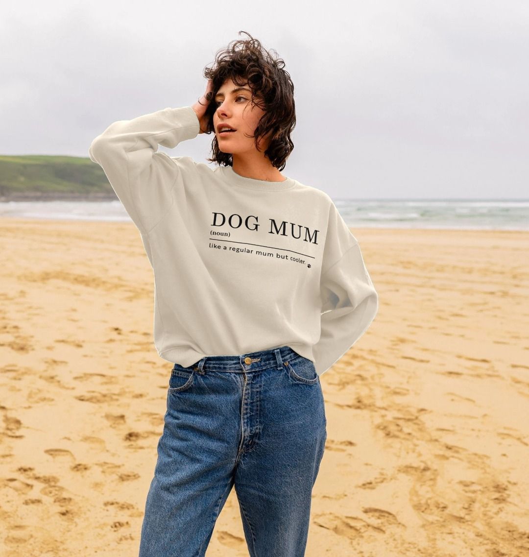 Dog Mum Dictionary Oversized Jumper