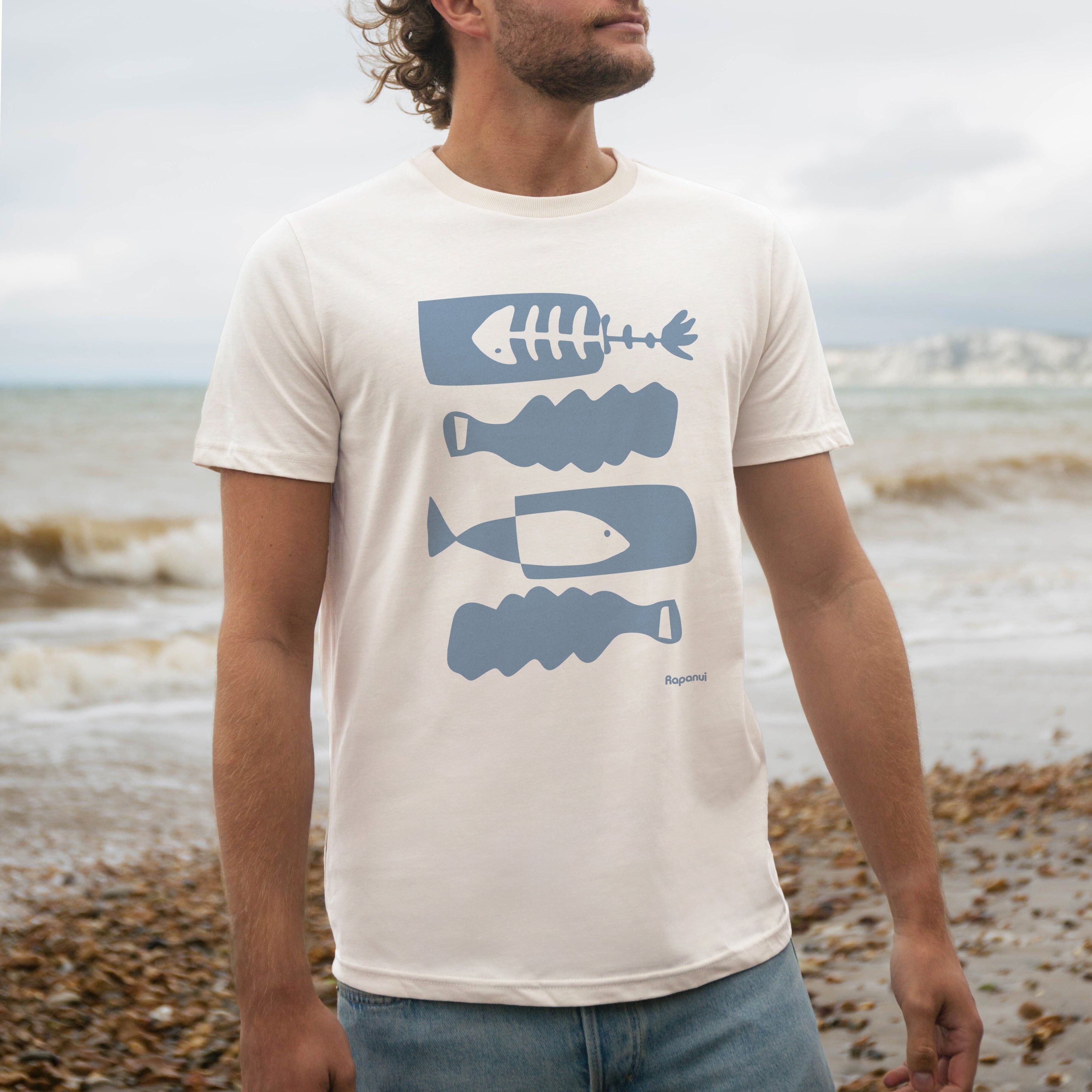 Plastic Pollution T-Shirt | Ocean Waste Tee | Rapanui