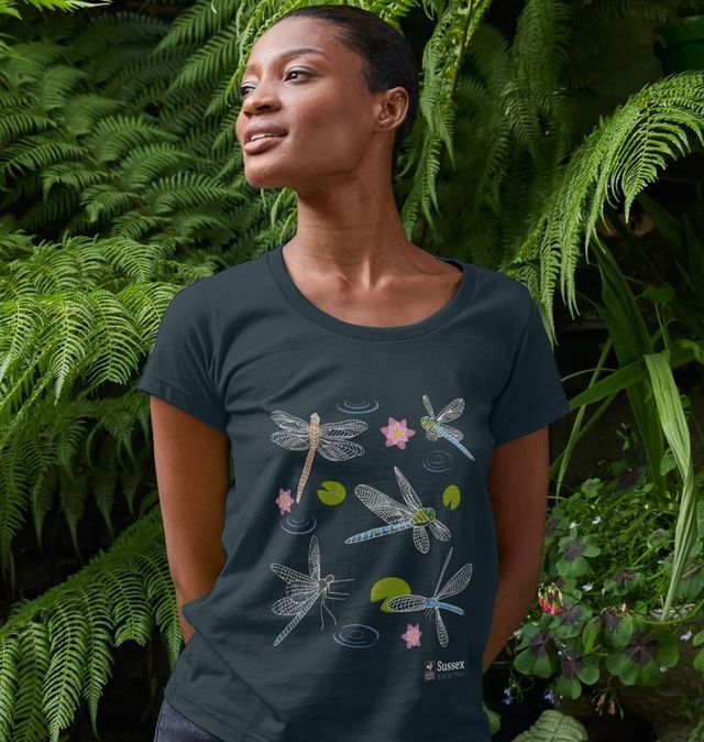 Dragonfly Scoop Neck Top