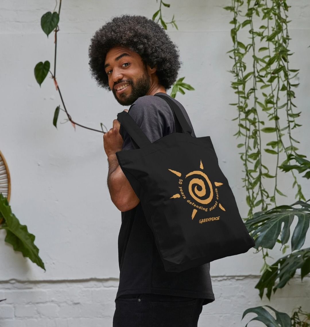 Vintage Spiral Sun Tote Bag