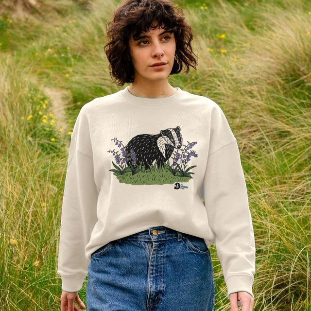 Geometric Badger Jumper | The Wildlife Trusts Store