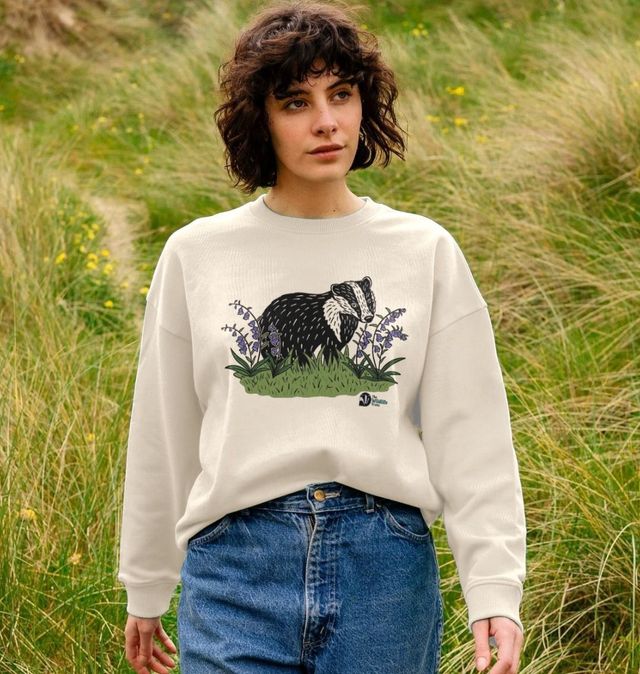 Geometric Badger Jumper | The Wildlife Trusts Store