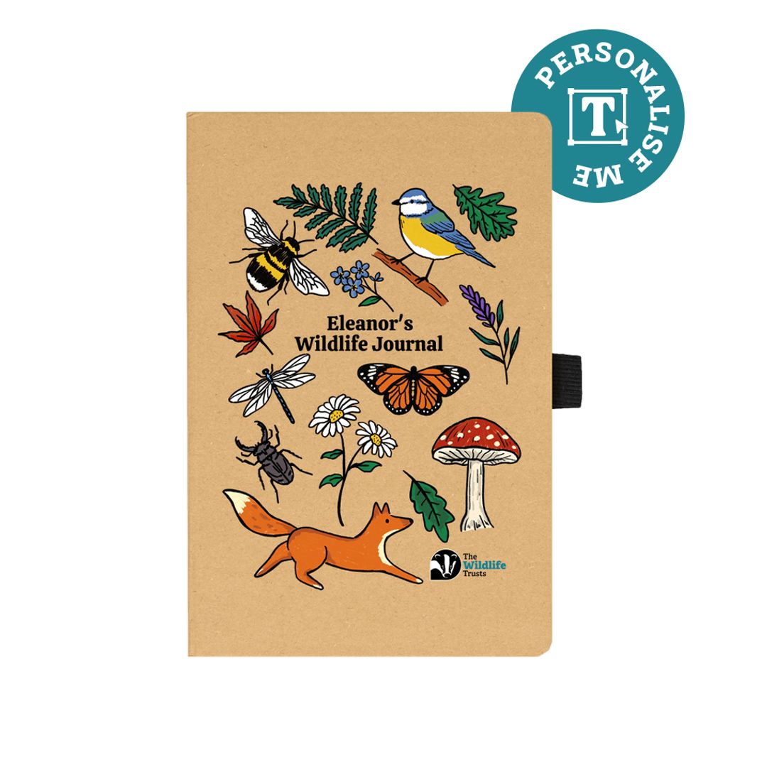 Personalised Wildlife Notebook | The Wildlife Trusts Shop
