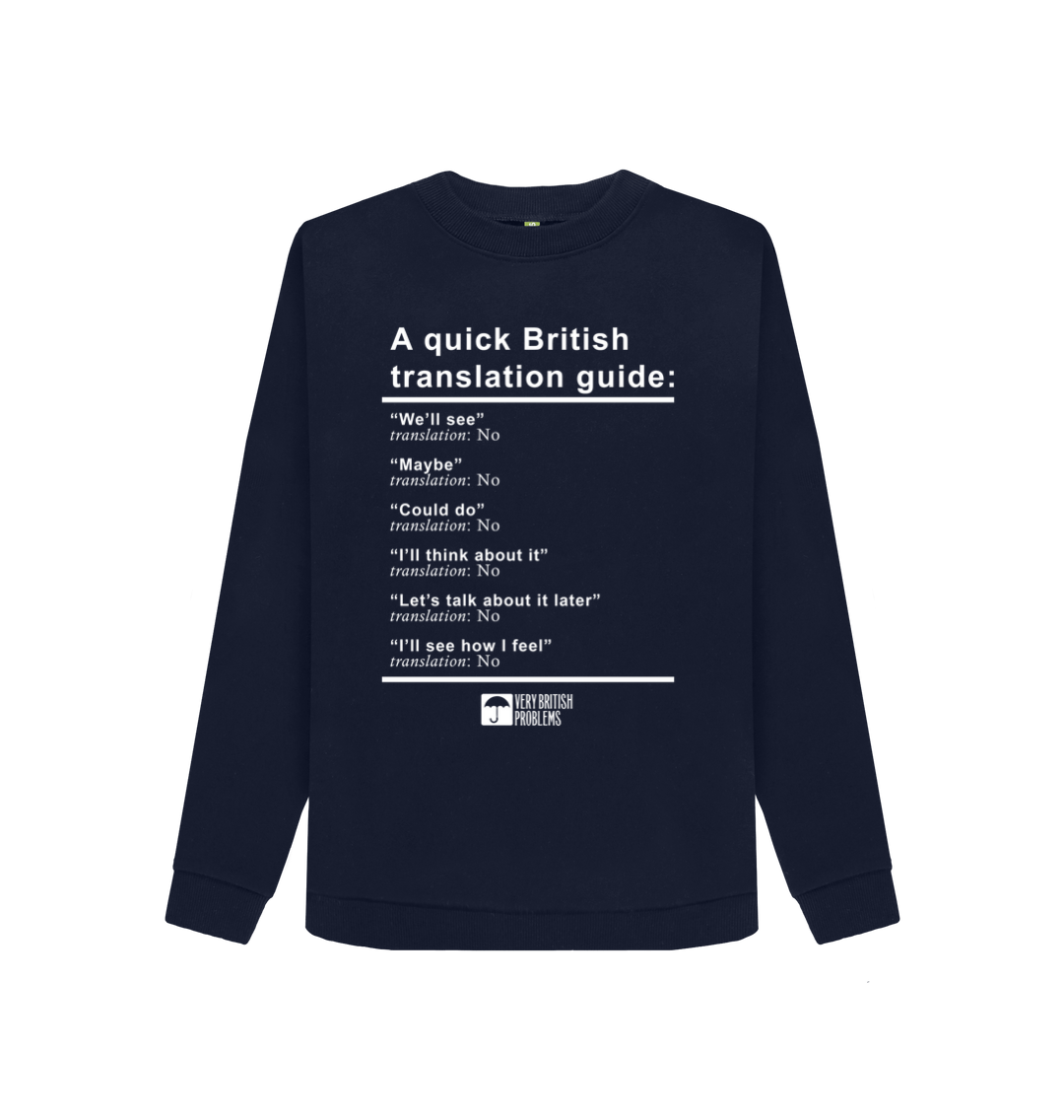 A Quick British Translation Guide Jumper