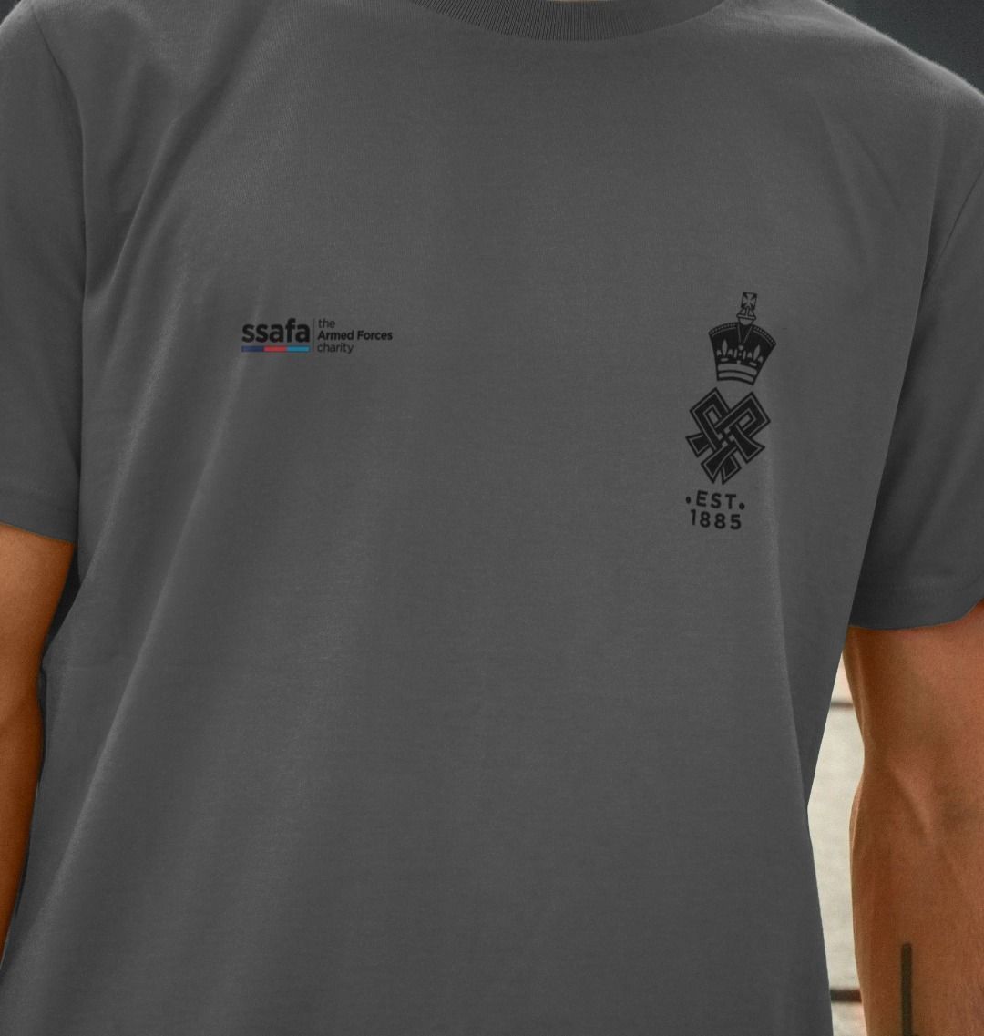 SSAFA Est 1885 T-shirt (Slate Grey) | SSAFA Store