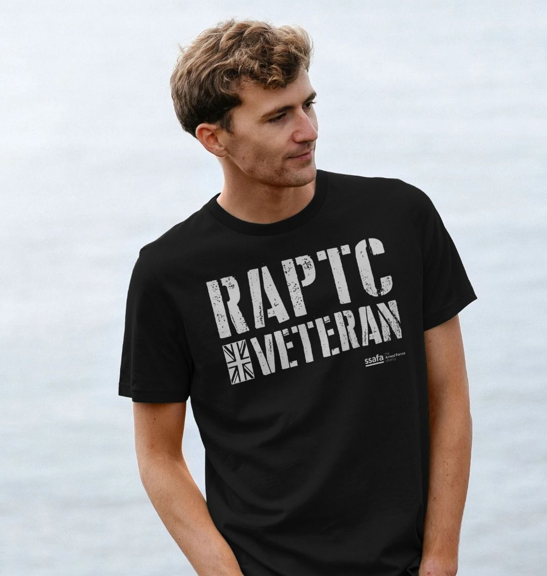 SSAFA RAPTC Veteran T-shirt (Black) | SSAFA Store