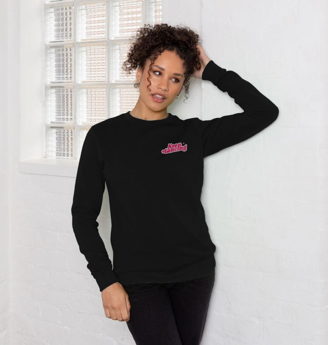 Keep Dancing Pocket Print Jumper