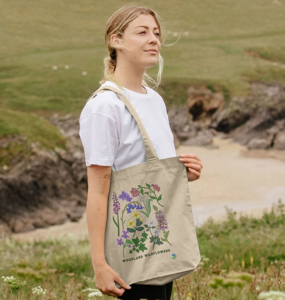 Woodland Wildflowers Tote Bag | Official RSPB Shop