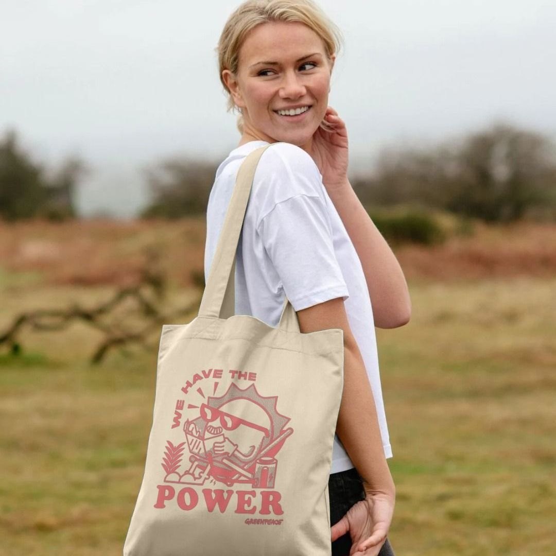 Solar Power Tote Bag