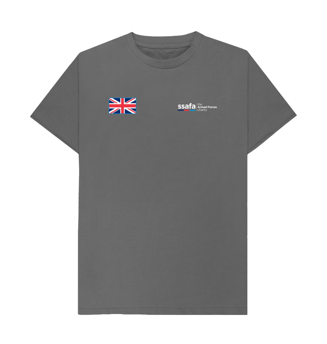SSAFA Logo T-shirt (Slate Grey) | SSAFA Store