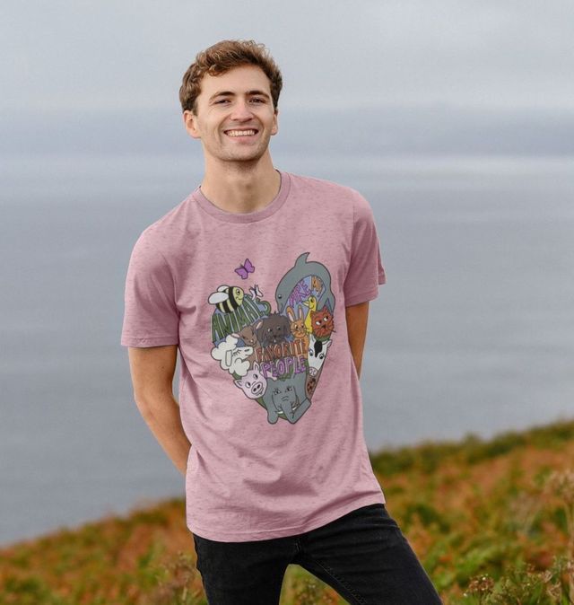 Recycled T-Shirt: Solution Not Pollution (Slim Fit)