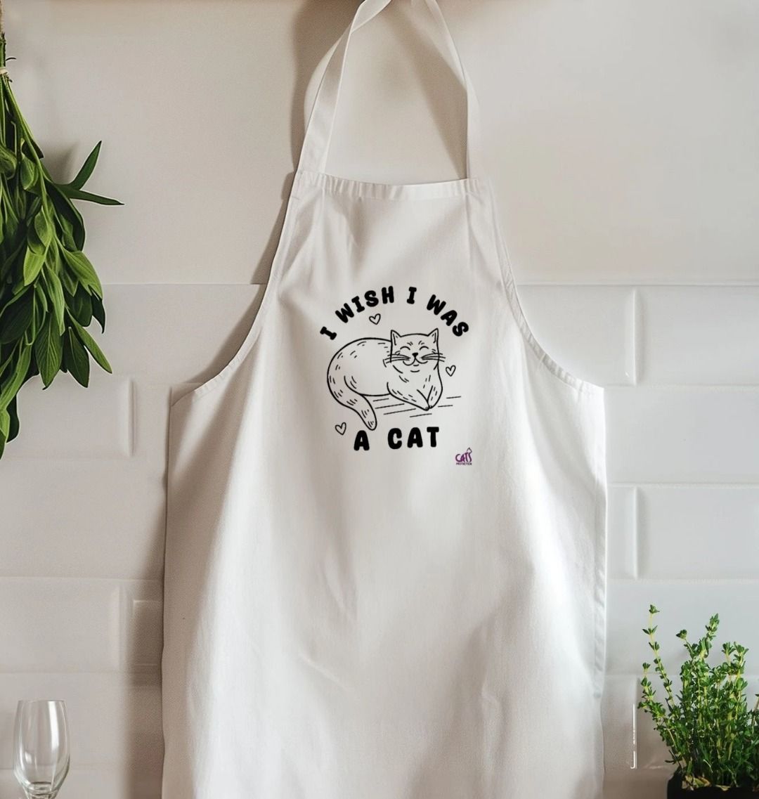 I Wish I Was a Cat Apron