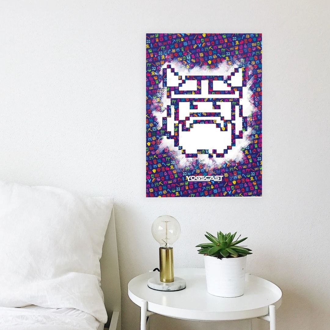 Arcade Pixel Honeydew Art Print