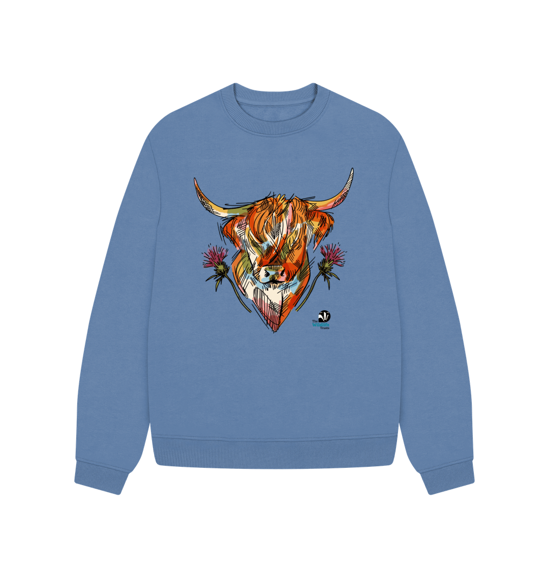 Highland Cow Oversized Jumper | The Wildlife Trusts Shop