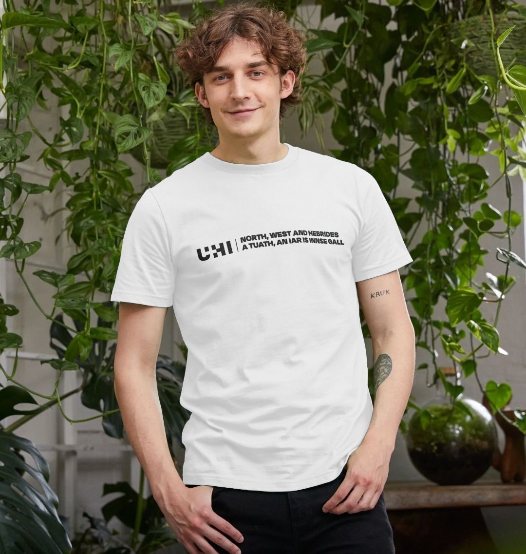 UHI North, West and Hebrides - Basic T-shirt, black logo