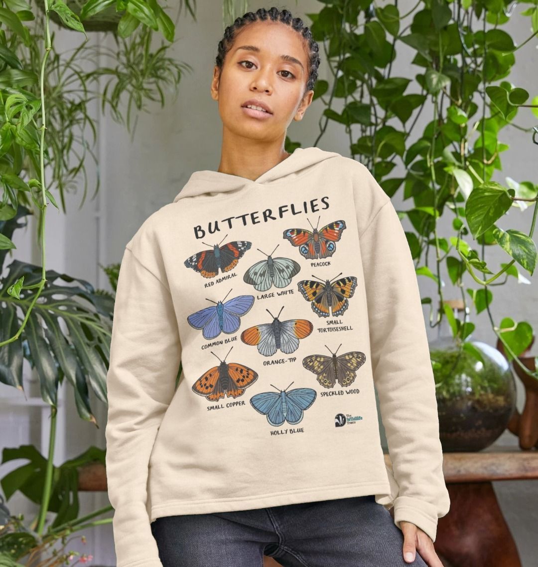 Butterfly Hoodie | The Wildlife Trusts Shop