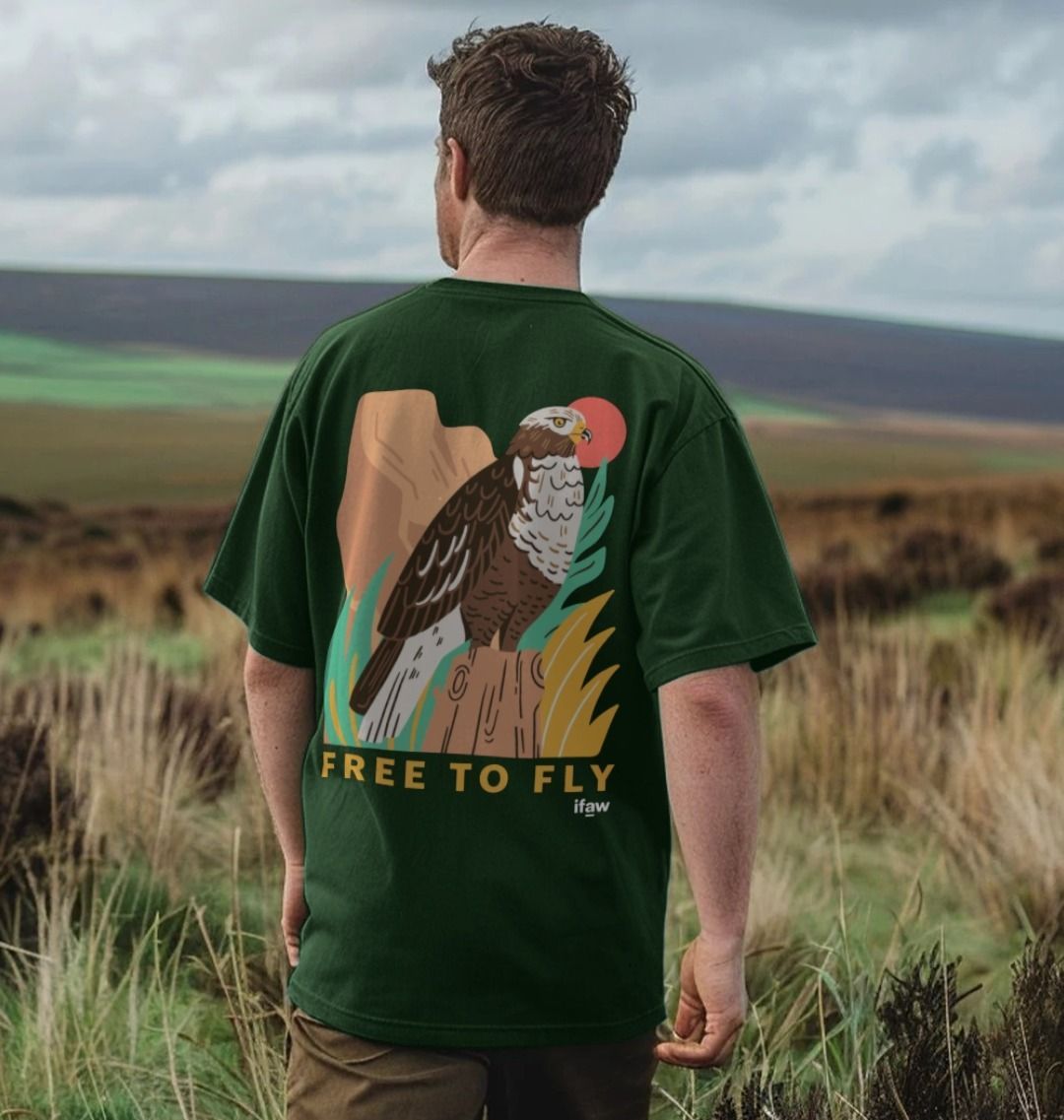 Men's Free to Fly Oversized T-shirt | Official IFAW Shop