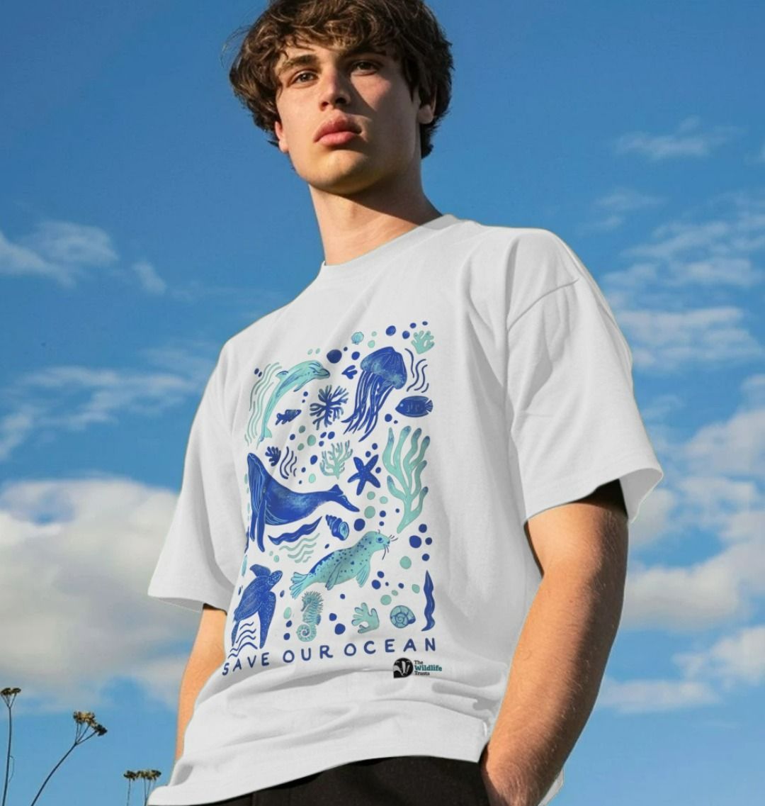 Save Our Ocean Oversized T-Shirt