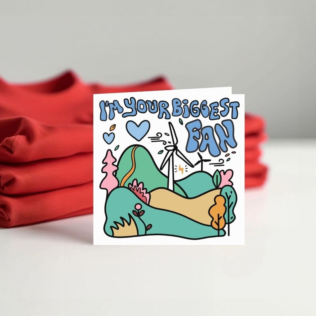 I'm Your Biggest Fan Valentine Card