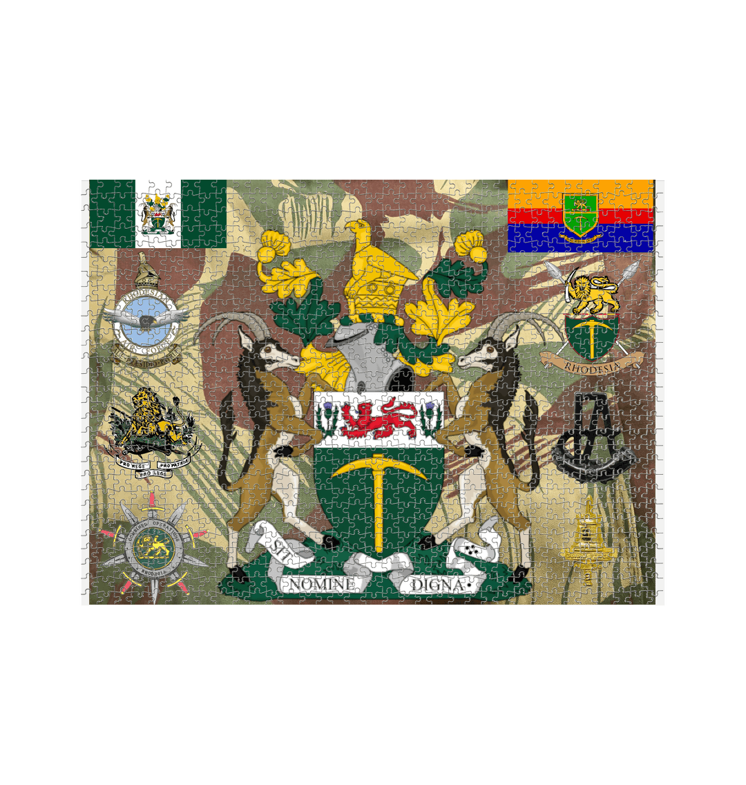 Rhodesiana - Rhodesian Security Force 1,000-piece Jig Saw Puzzle
