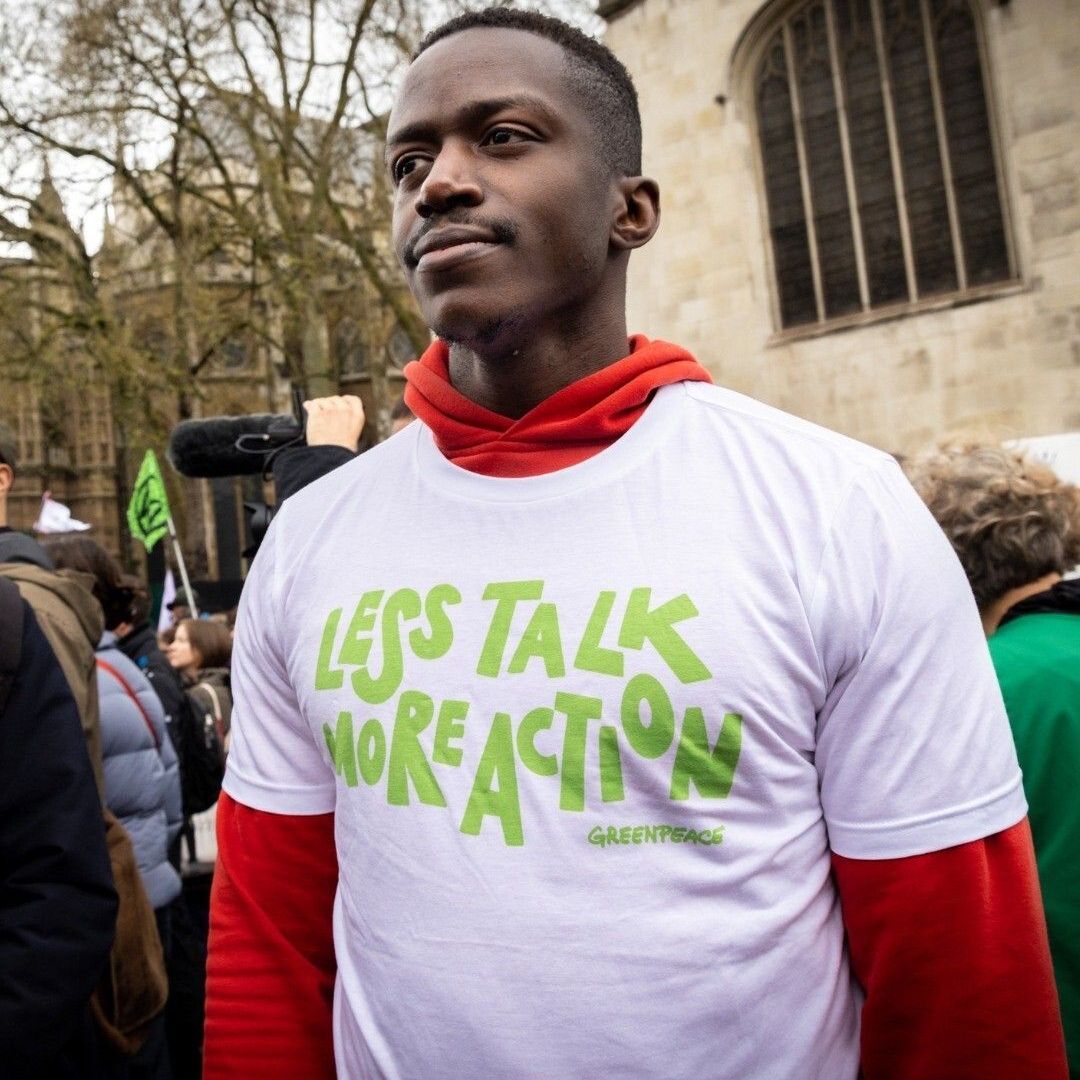 Less Talk More Action Slogan T-shirt